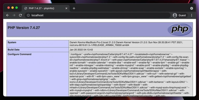 Install Nginx & Multiple PHP Versions on macOS 15 Sequoia